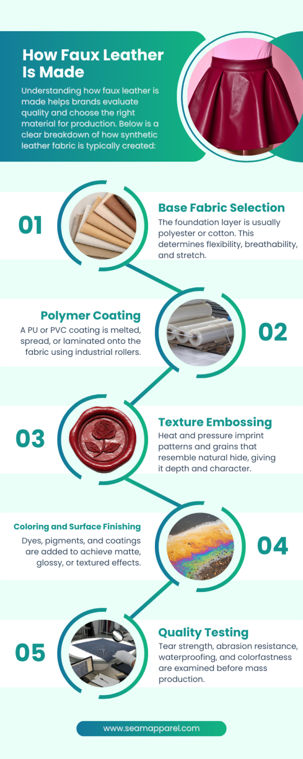 Faux Leather Fabric: Properties, Production & Uses Guide